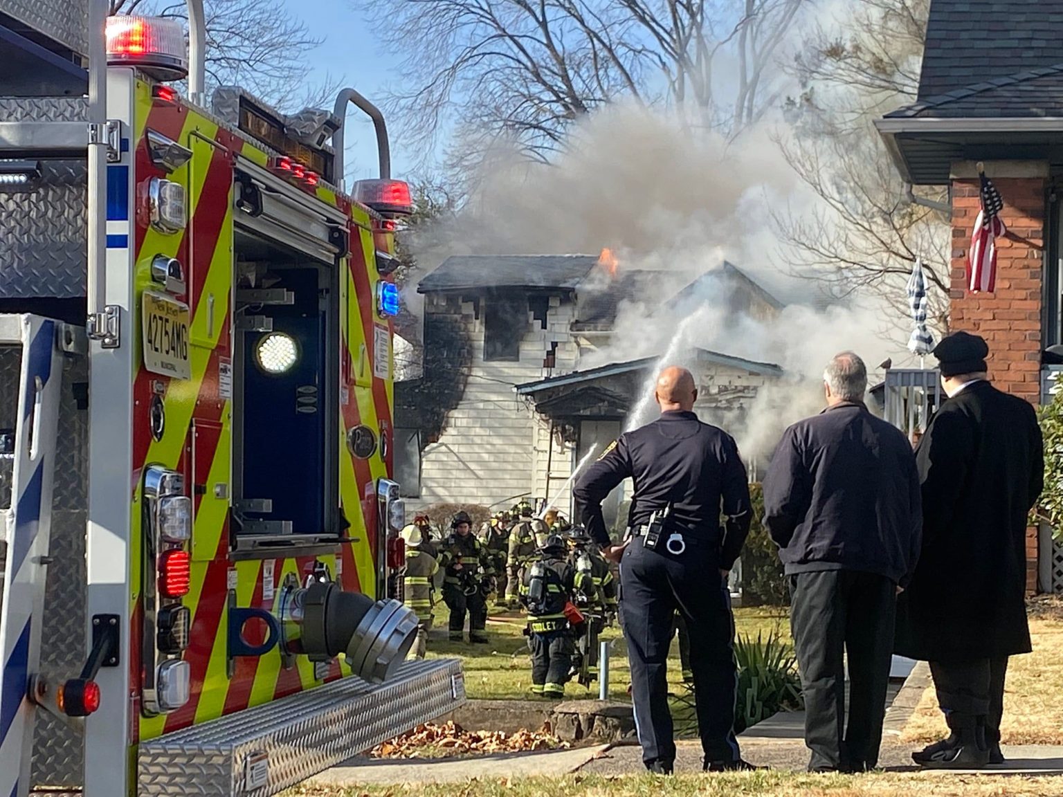 Kitchen Fire Destroys Home in Hawthorne