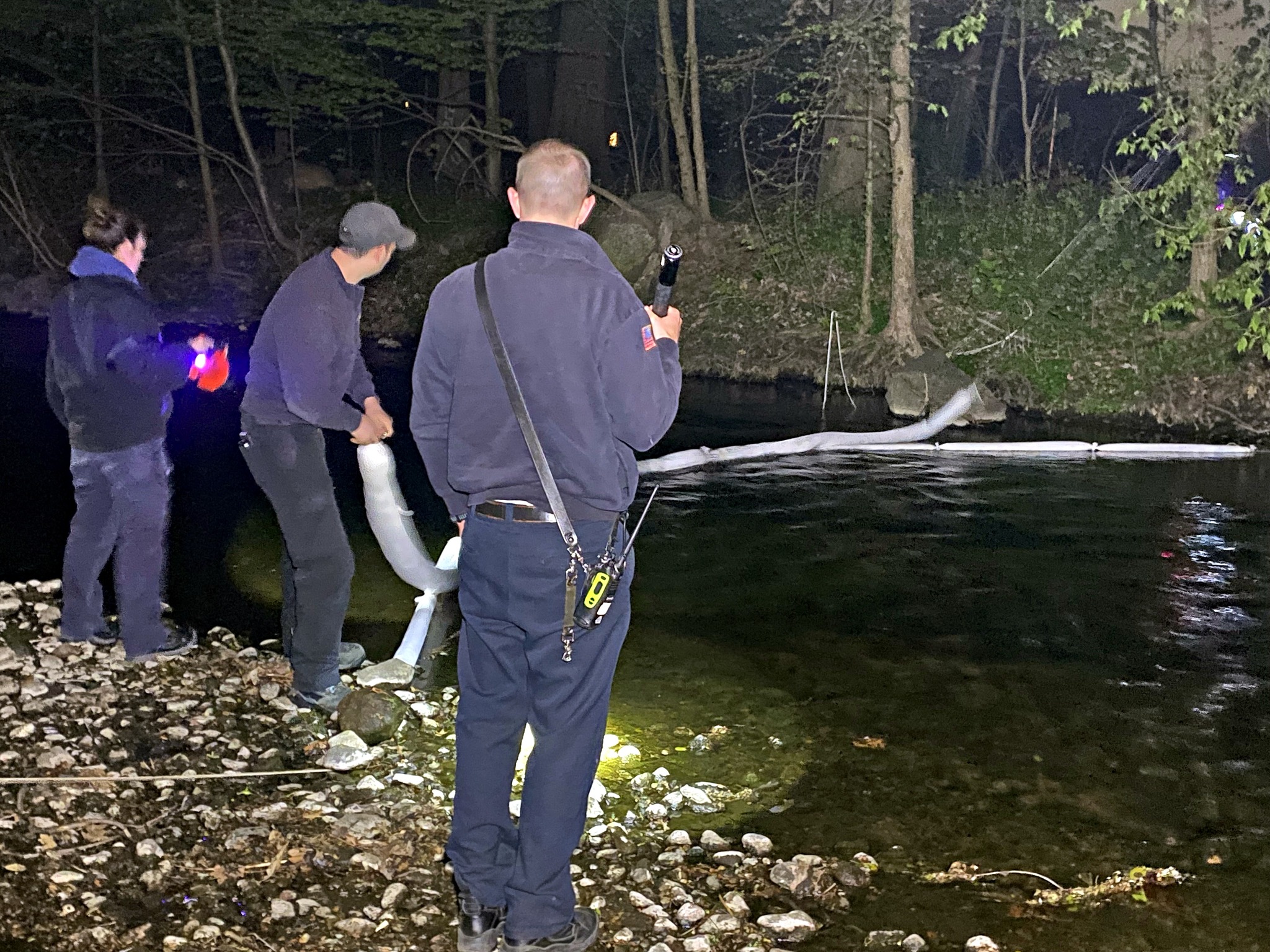 Mysterious Substance Discovered floating on the on the Ho-Ho-Kus Brook ...