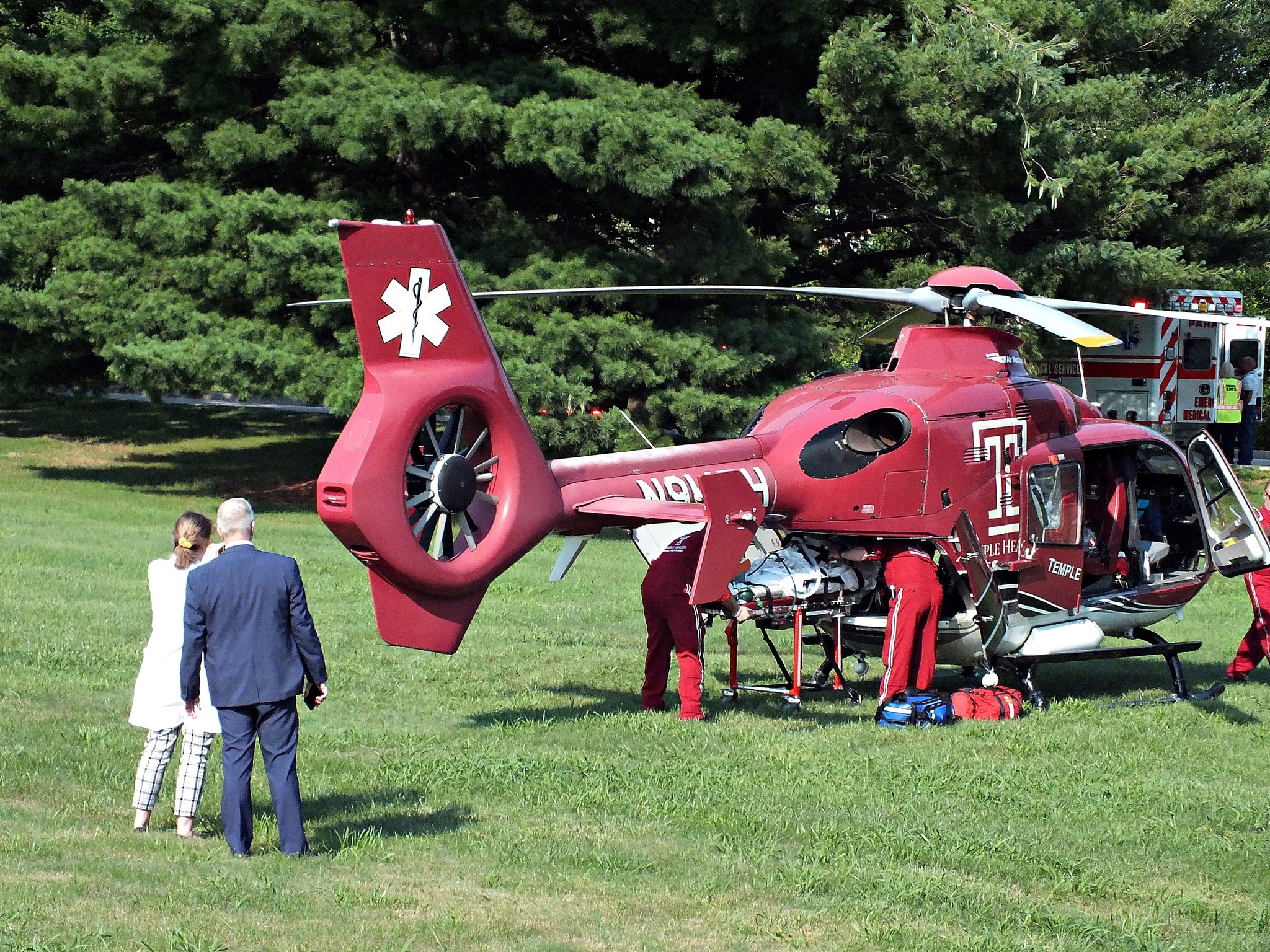 Patient MedEvaced from Paramus Veterans Home to Temple University ...