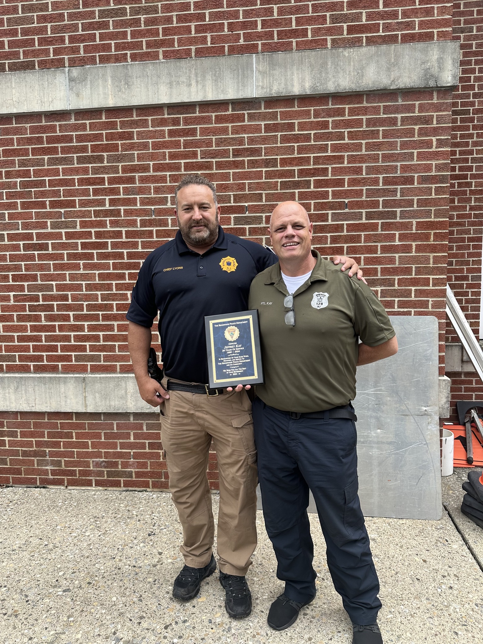 Ridgewood Police Officer Jeffrey Kay Retires After 25 Years