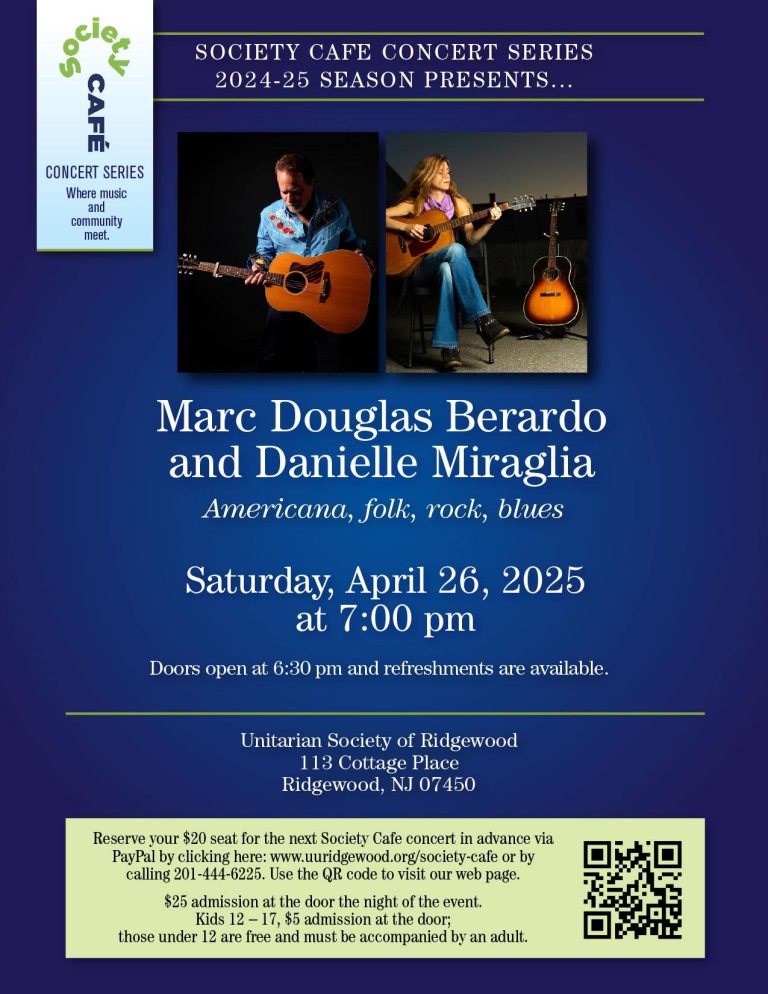 Society Cafe Welcomes Award-Winning Singer-Songwriters Marc Douglas ...