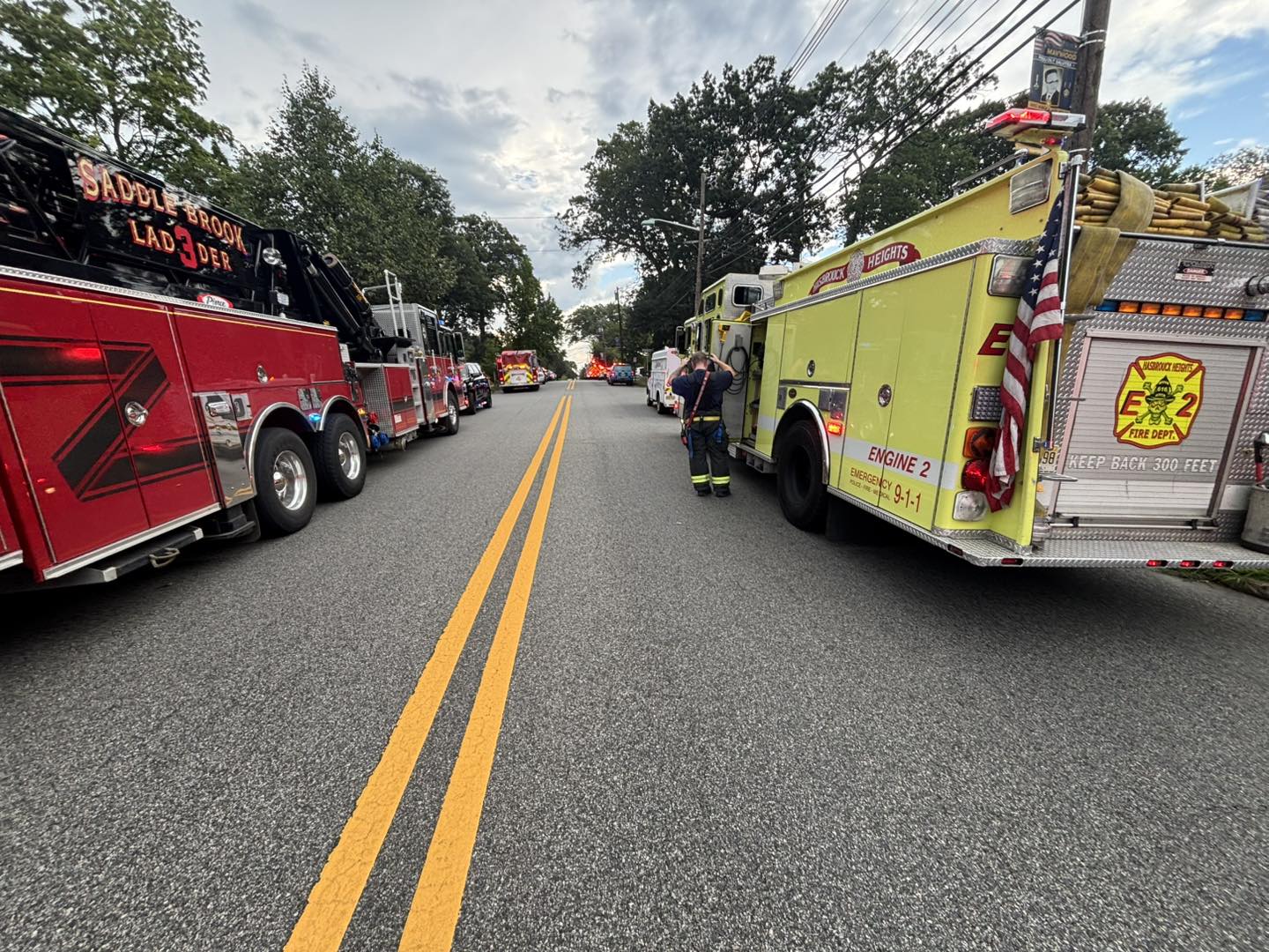 Three-Alarm House Fire Erupts in Maywood – Multiple Fire Departments ...